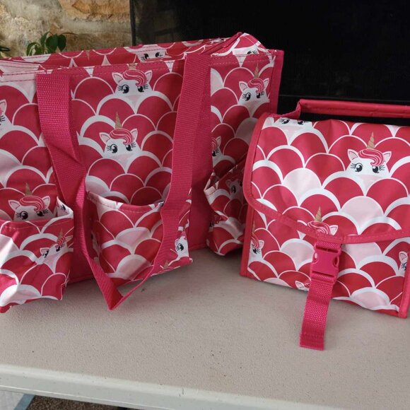 thirty-one | Bags | Thirty One Zip Top Organizing Utility Tote And Fold ...